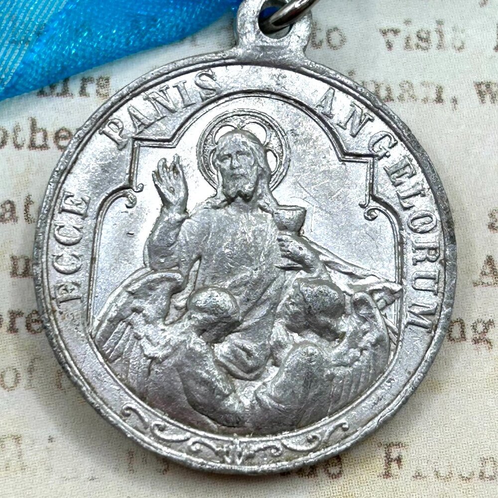 Old Behold The Bread Of The Angels Catholic Religious… - Gem